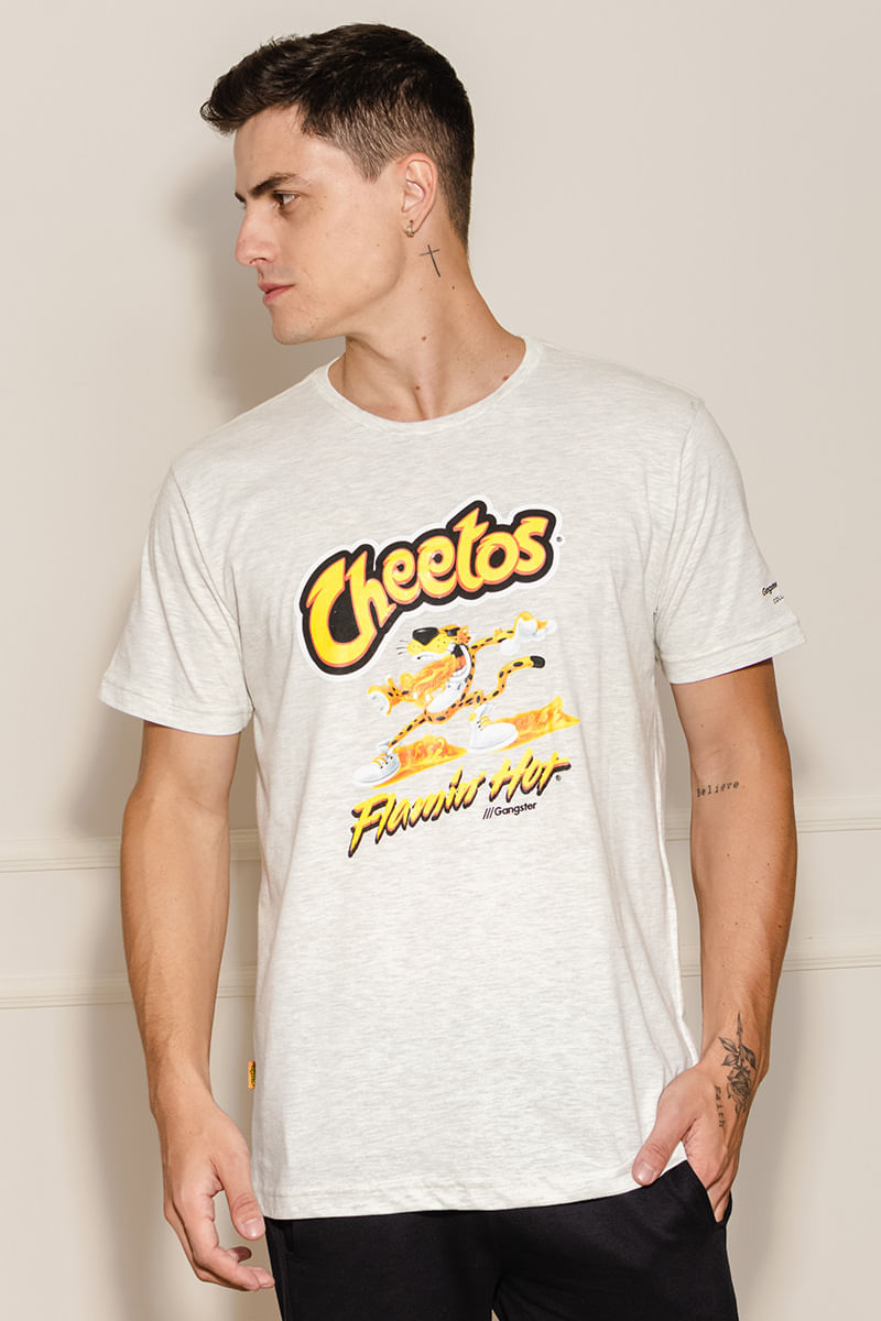 Camiseta Masculina Cheetos Gangster