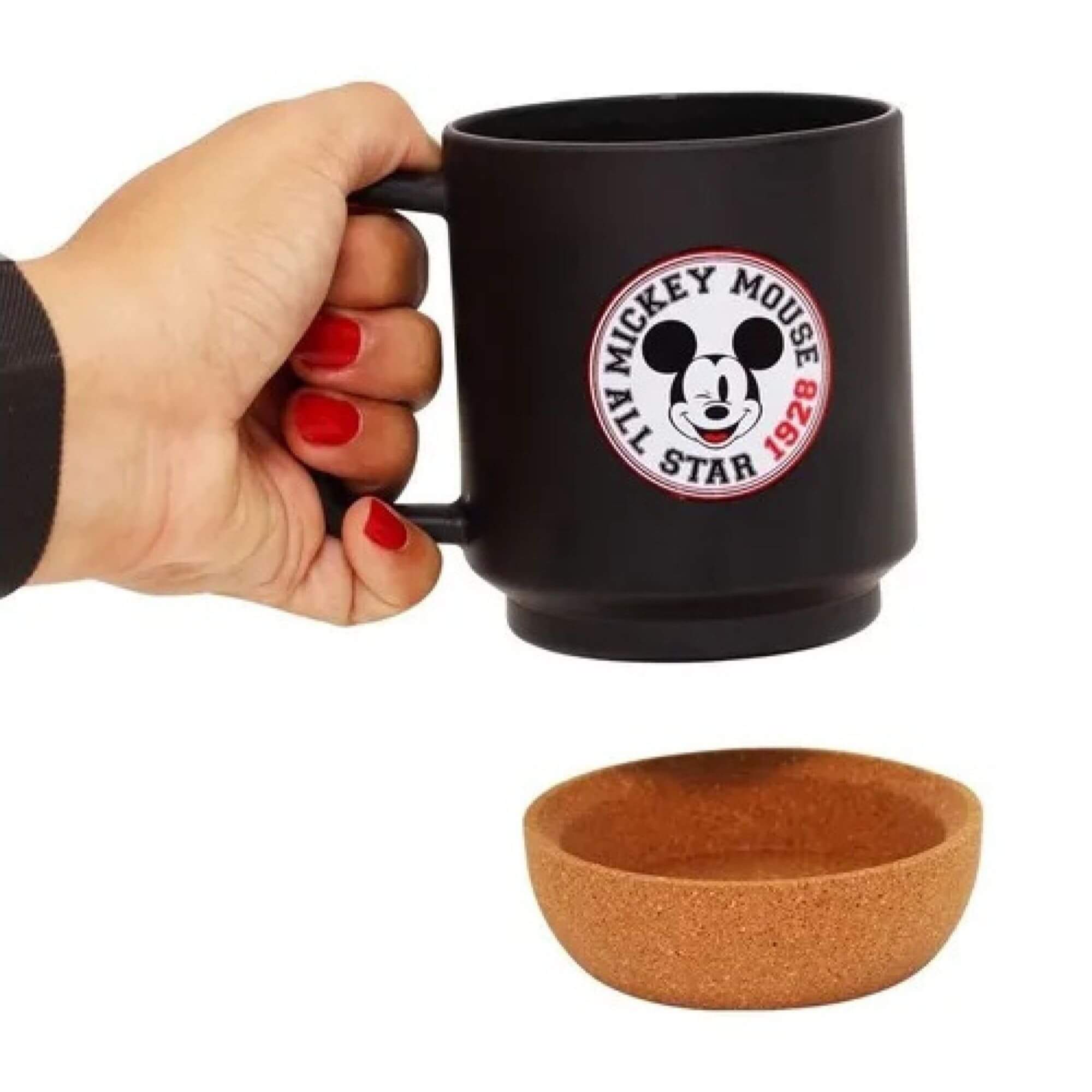 Caneca All Star Mickey Mouse Preto Zona Criativa