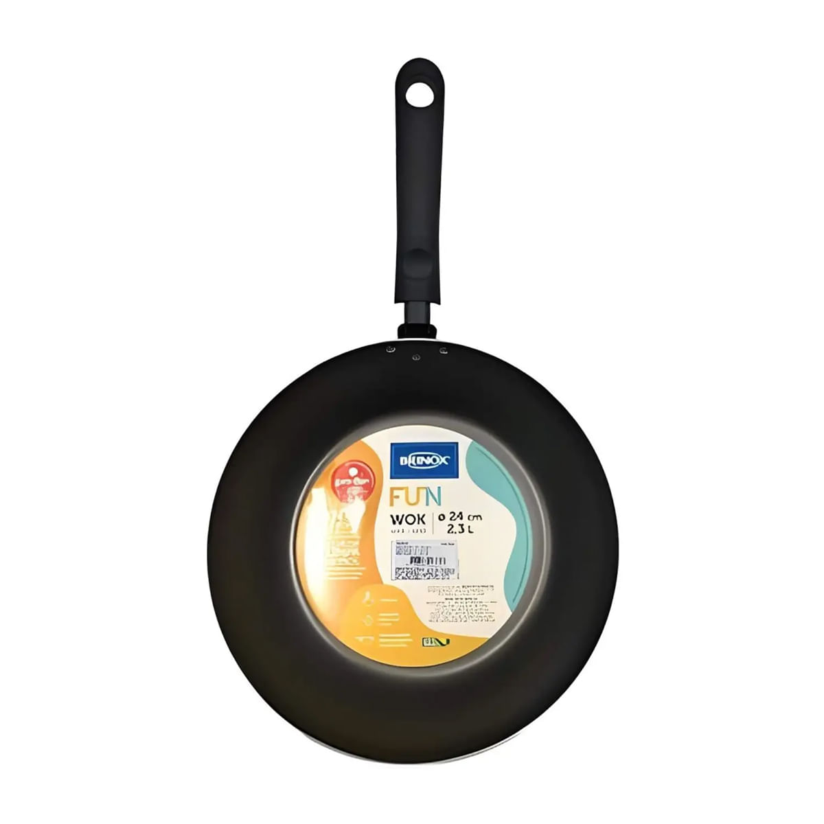 Frigideira Alta Brinox Wok Fun Antiaderente Terracota 24 cm